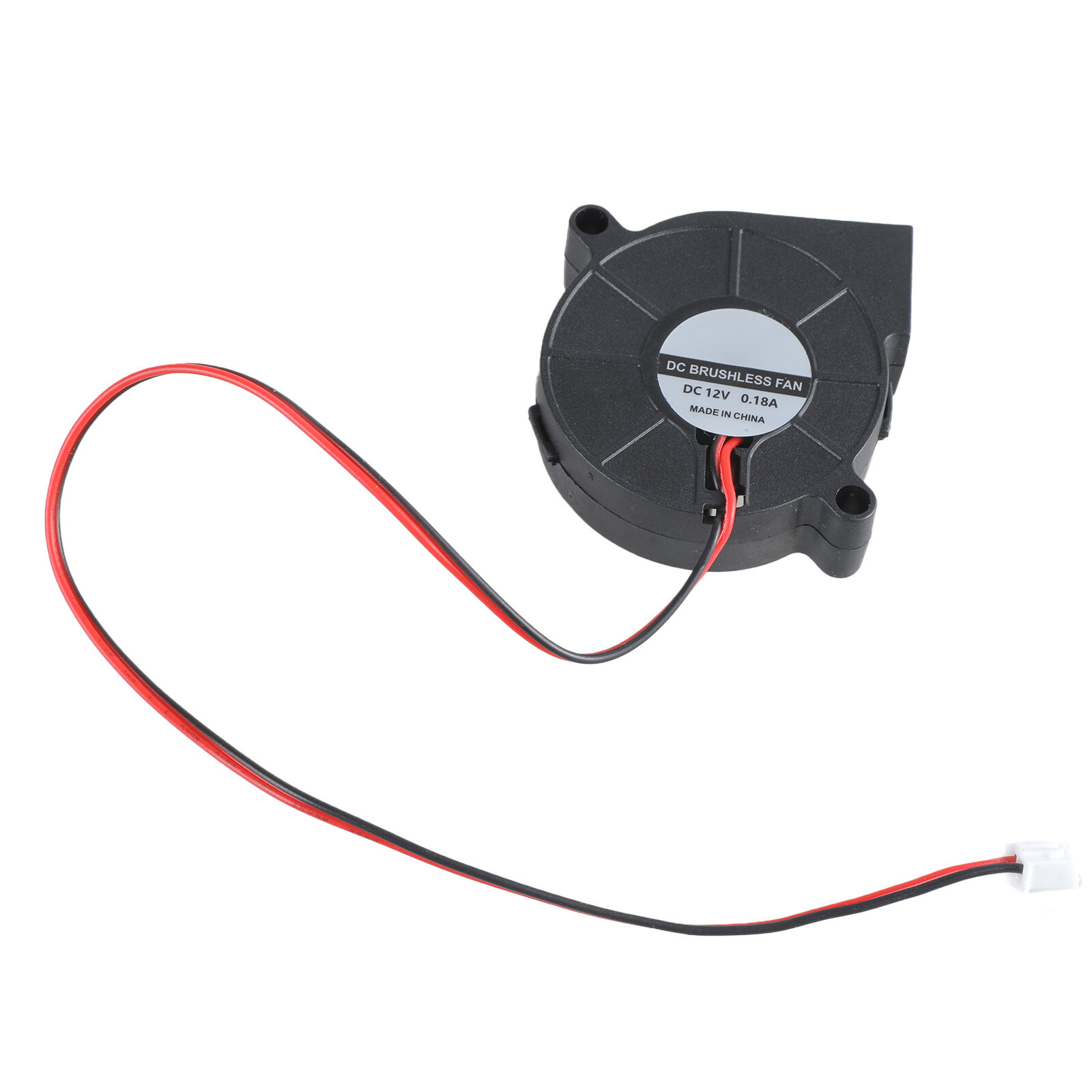 Вентилятор охлаждения Air Blower Derbility 5015 разработанный для 3D -печати 28 см шнура