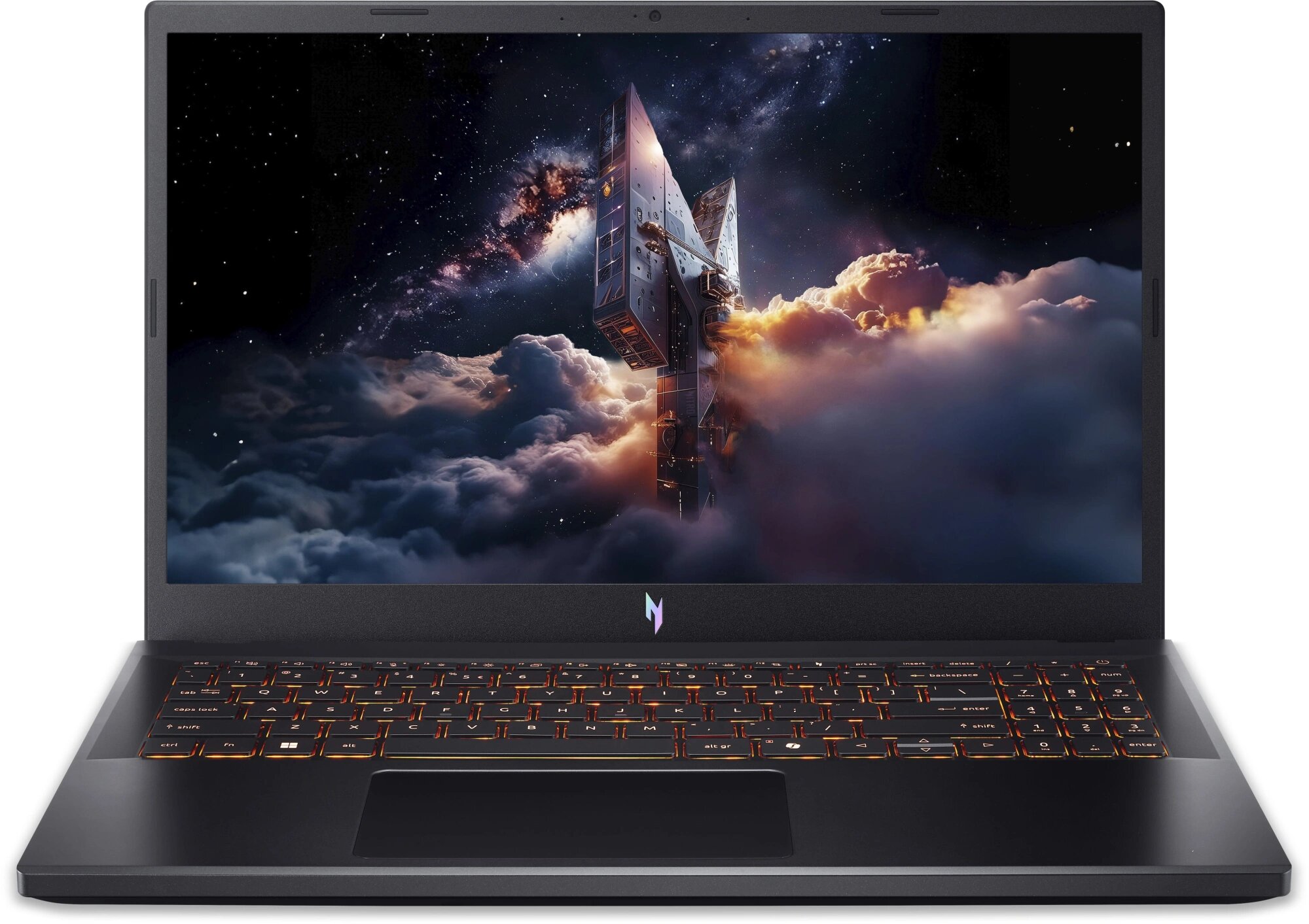 Ноутбук Acer Nitro V 15 ANV15-52-54UP Core 5 210H 16Gb SSD1Tb NVIDIA GeForce RTX5050 8Gb 15.6" IPS FHD (1920x1080) без ОС black WiFi BT Cam (NH. QZ7CD.00A)