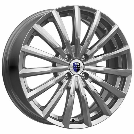 Автодиск КиК Акцент-ориг. (КС641) дарк платинум 14*5,5 43 4*100 60,1