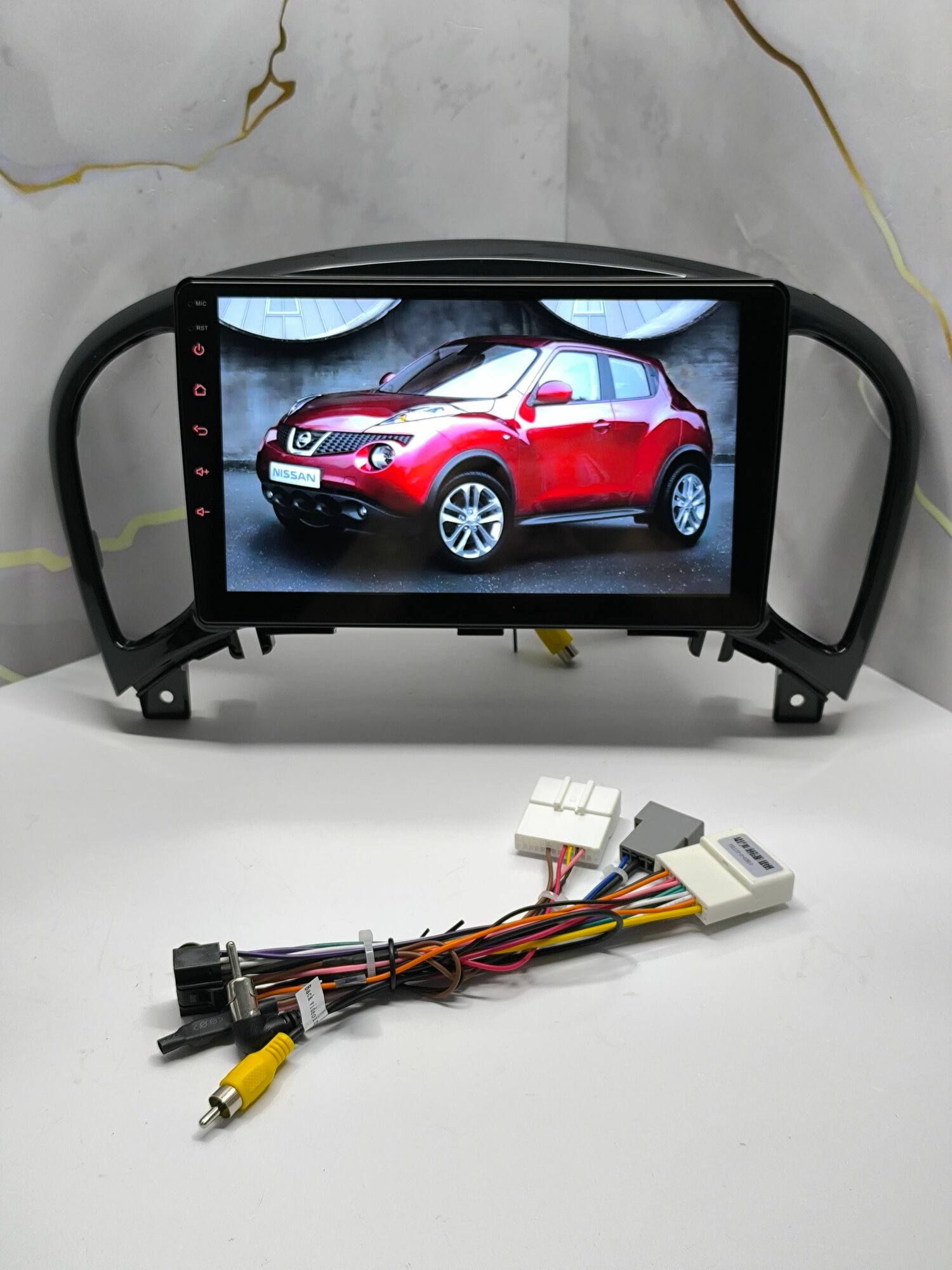 Магнитола Ниссан жук, андроид 2гб+32гб 9 дюймов, IPS экран с разрешением 1280*720 / штатная магнитола android Nissan Juke (2011-2016)