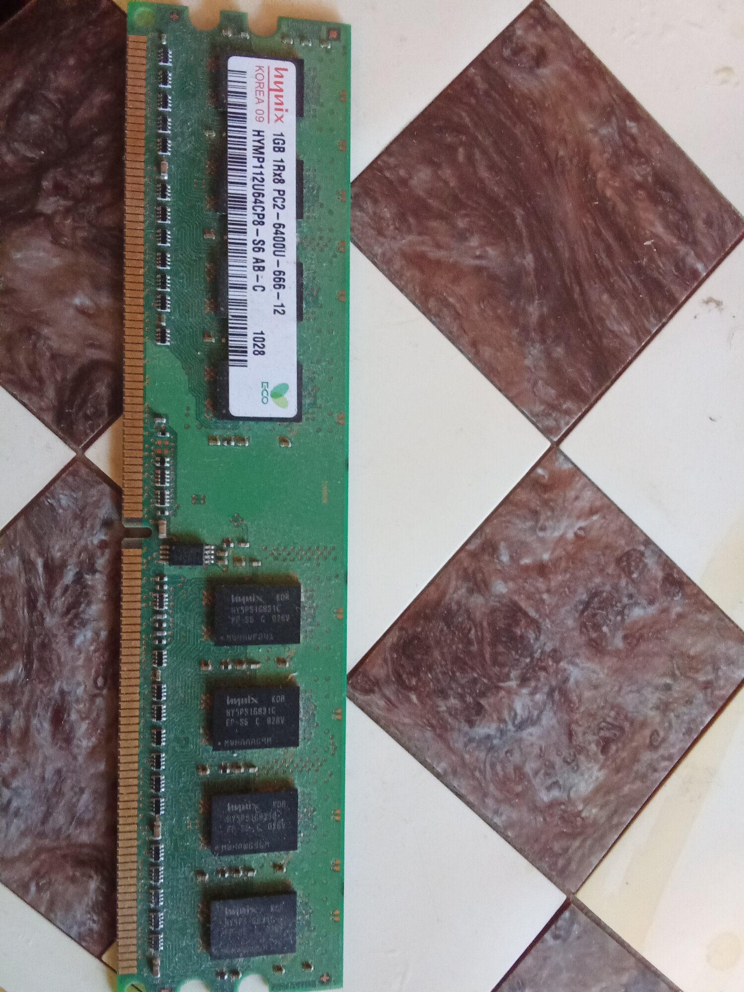 Оперативная память hynix ddr2 1gb 1rx8 pc2 6400u 666 12