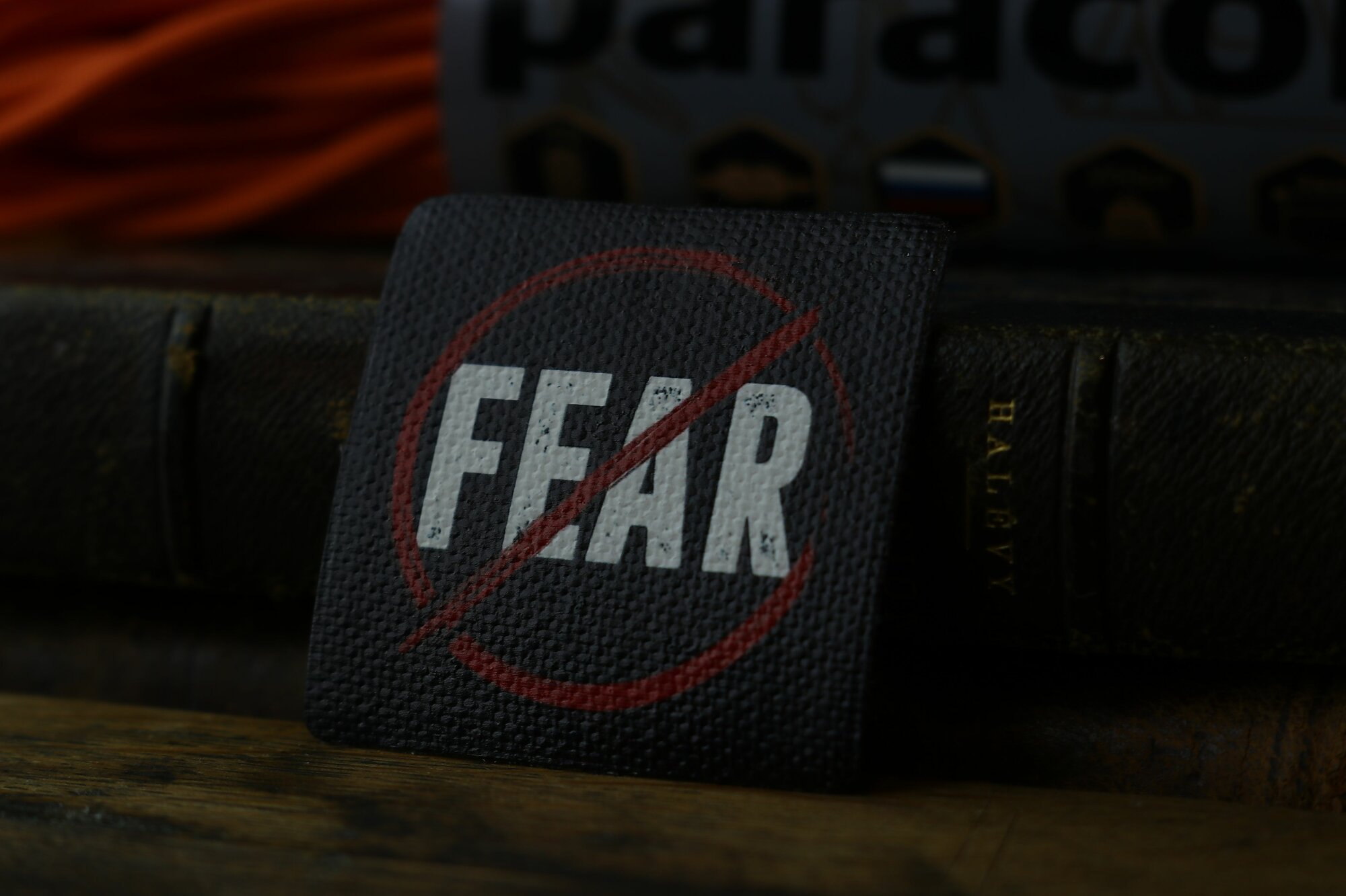 Шеврон , страху нет , нашивка -патч на липучке