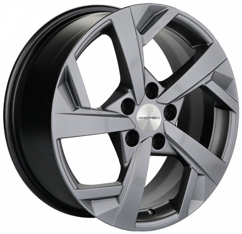 Диск колесный Khomen Wheels KHW1712 (Qashqai) 7,0x17 5x114,3 Dia66.1 ET40 цвет Gray
