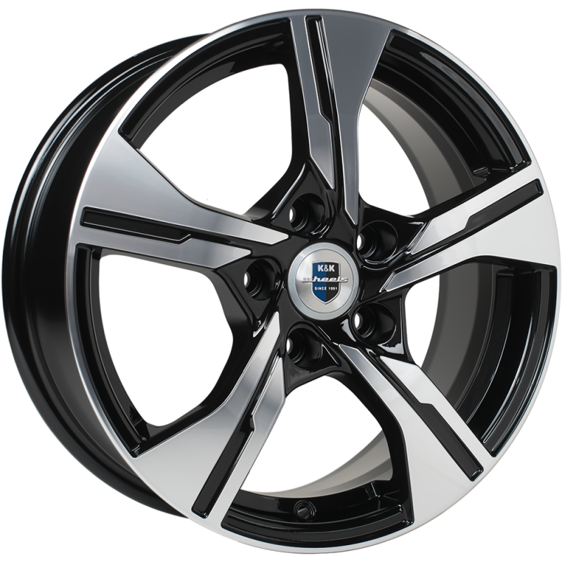 Диск колесный КиК KC1053 (ZV 16 CS35 Plus) 6,5x16 5x110 Dia63.4 ET43 цвет алмаз черный