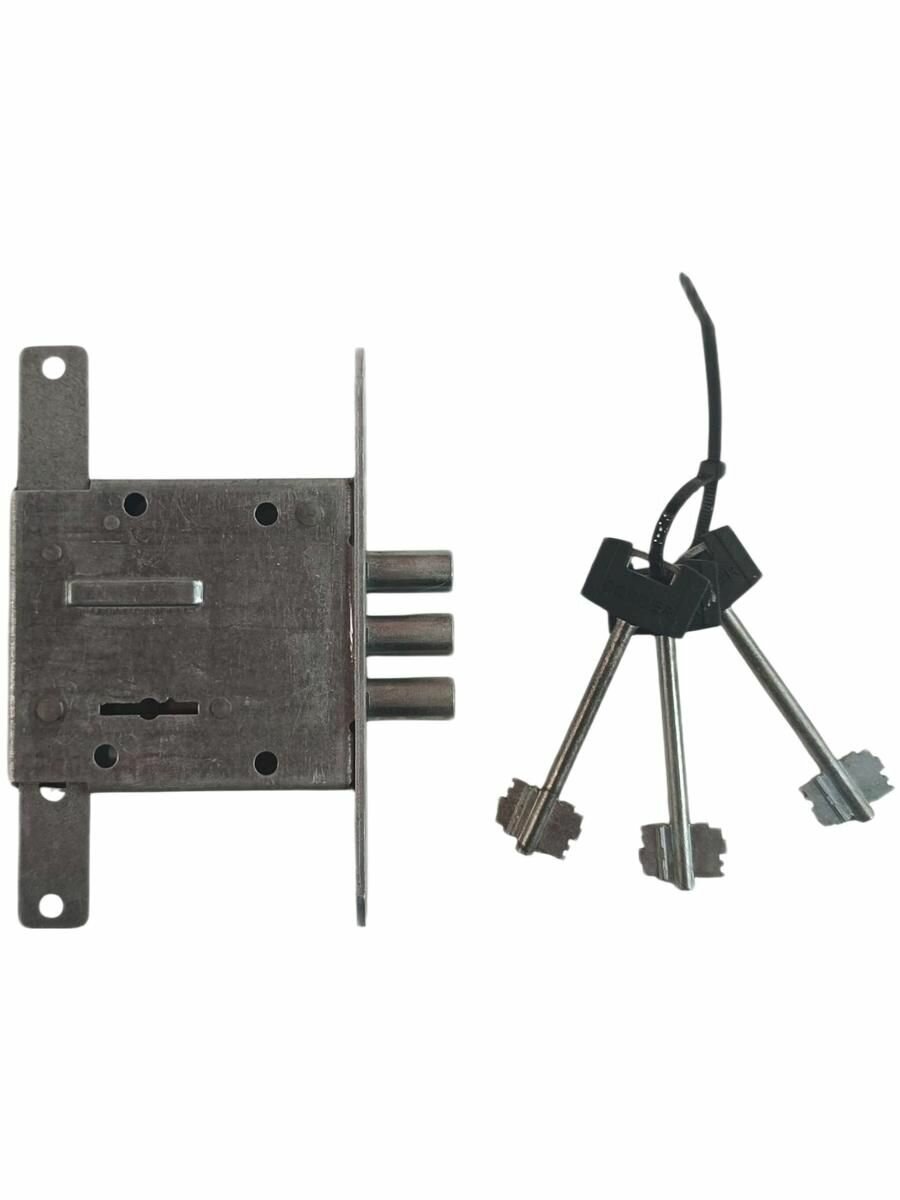 Замок Врезной ЗВ8-4Ш1Т (75401) Бордер 3кл