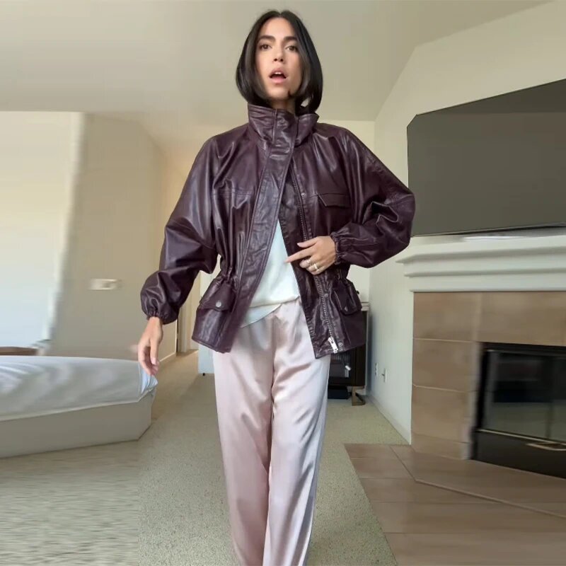 Куртка кожаная