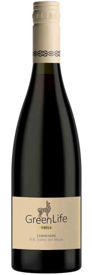 Вино "GreenLife" Carmenere, Maule Valley DO