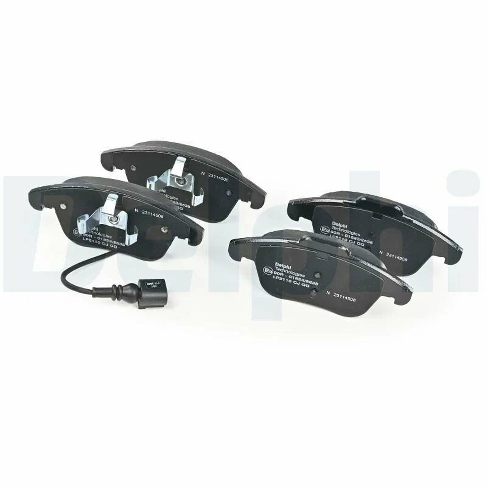 Колодки тормозные дисковые передние DELPHI LP2110 для а/м Audi, Seat, Volkswagen