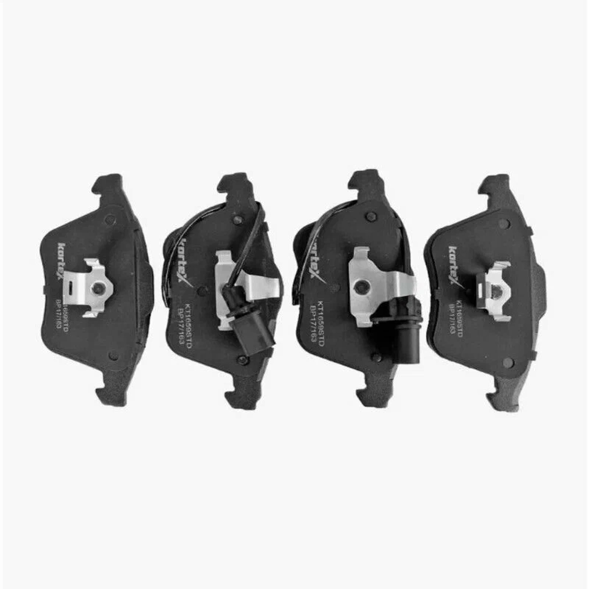 Тормозные колодки дисковые передние KORTEX KT1659STD для а/м Audi A4, A6, A8
