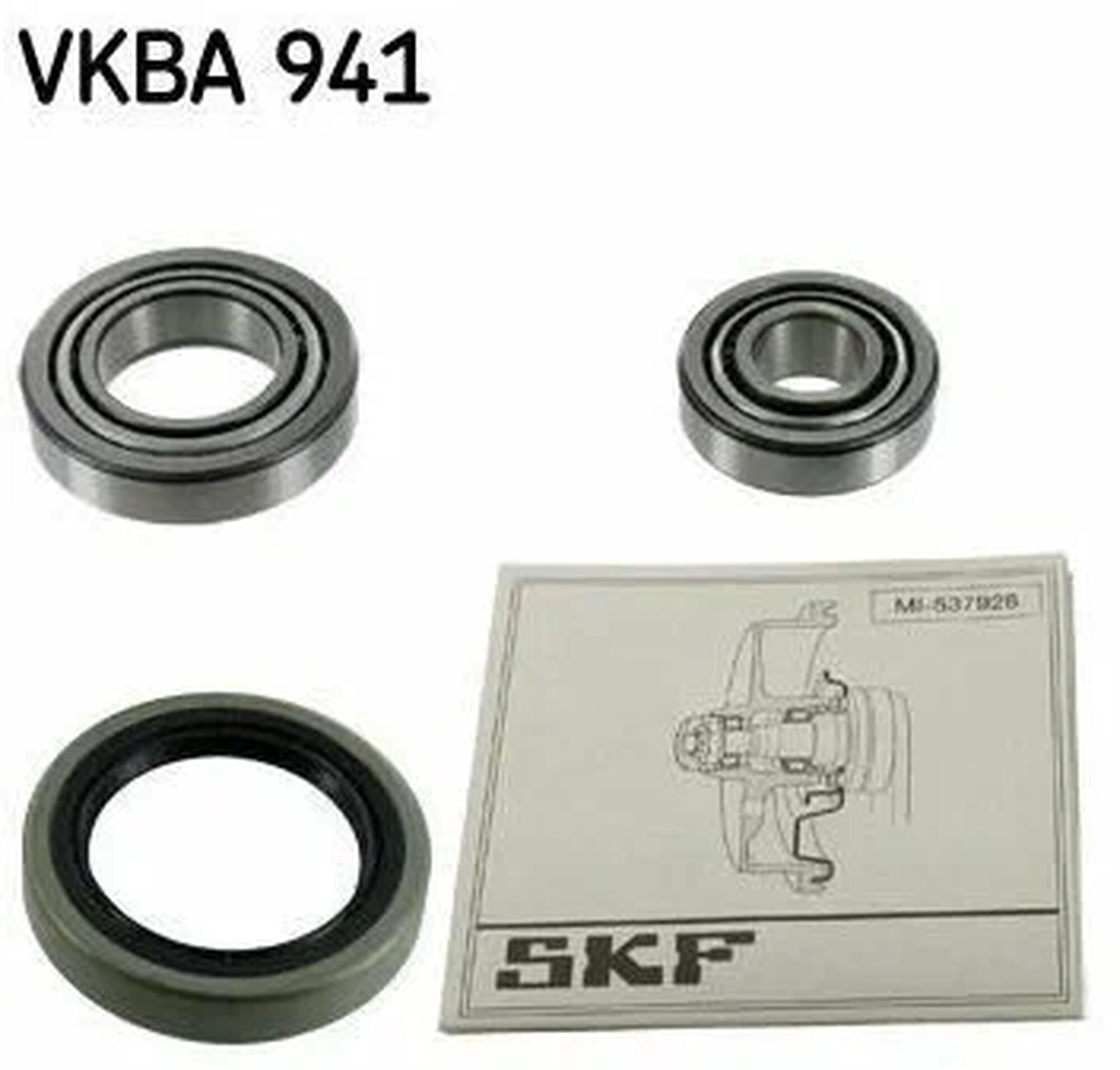 Подшипник ступицы SKF VKBA941, для Mercedes, 1 шт