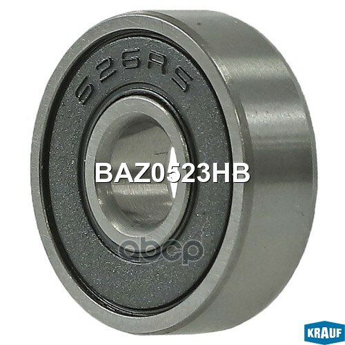 Подшипник генератора! 6x19x6мм Mitsubishi, Toyota, BMW, Honda, PSA, Nissan Krauf арт. BAZ0523HB
