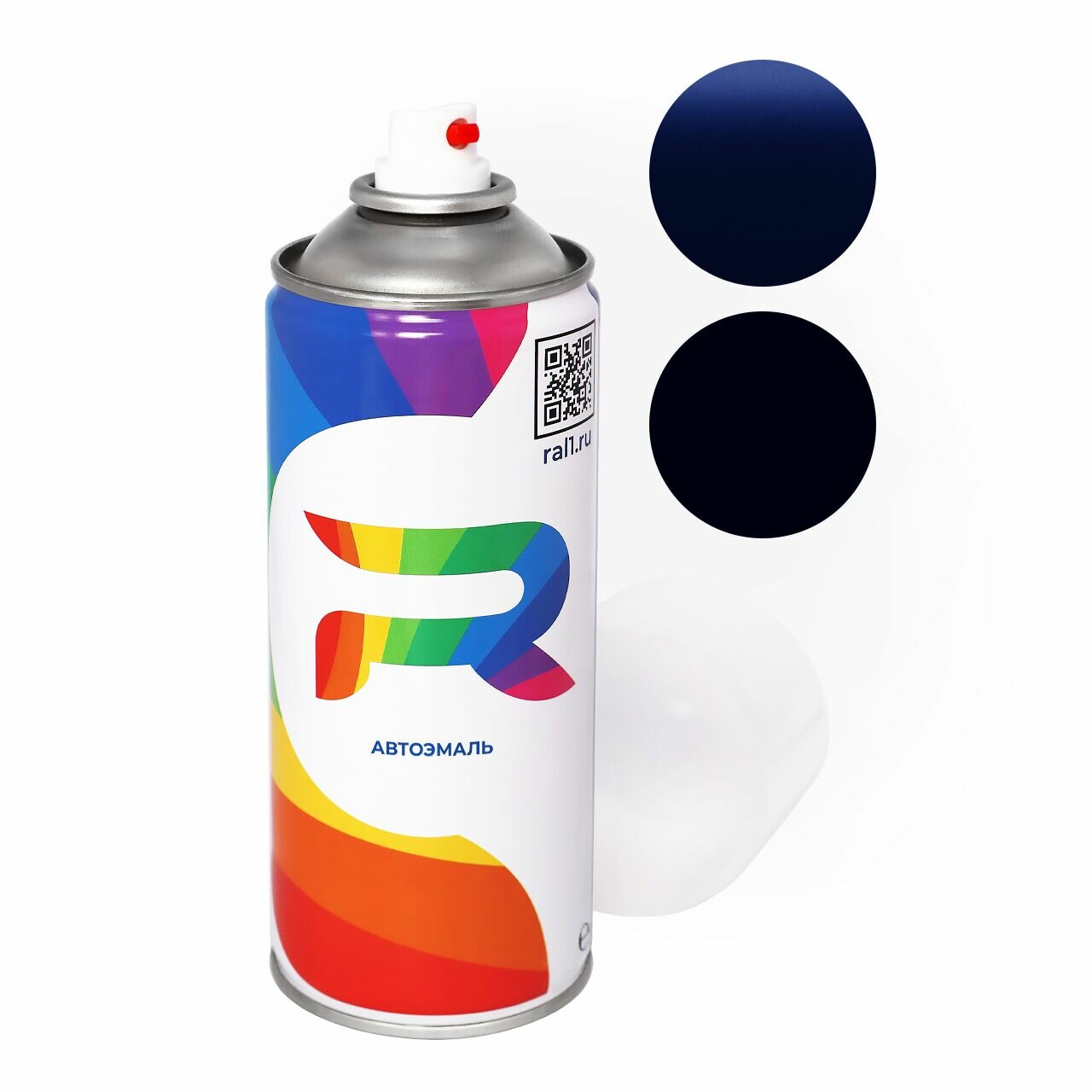 Автоэмаль аэрозольная Nissan RBN, BRBN - Ink Blue (Базовая краска, Перламутровый двухслойный, Синий) баллон 520 мл.