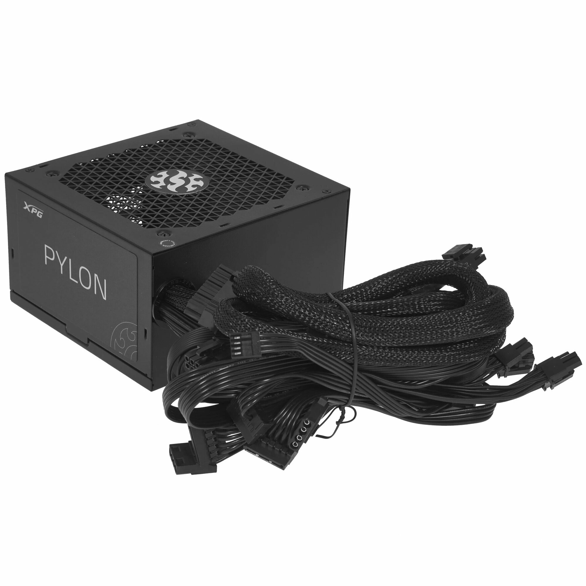 Блок питания XPG PYLON650B-BKCEU чёрный 650 Вт, PCIe-2шт, ATX v2.31, Active PFC, 120mm