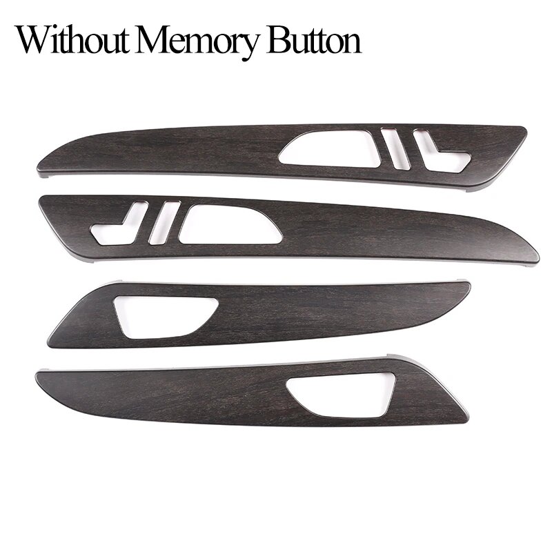 Для Mercedes Benz ML GLE GL Class GLS320 400 2012-2019 автомобильный ABS черный внутренняя декоративная панель двери, аксессуары для отделки Style A Oak Wood