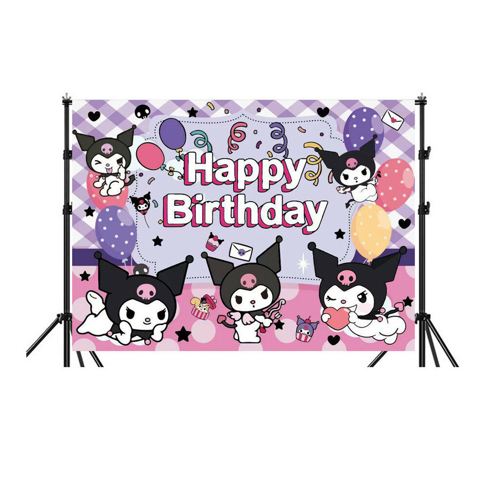 Фотозона баннер тематический для праздничных мероприятий с милым мультяшным стилем для украшения мероприятия стиль 20