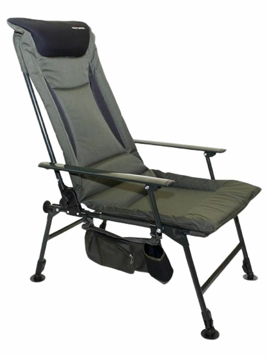 Кресло для рыбалки карповое складное со спинкой EastShark HYC 038 AL с сумкой