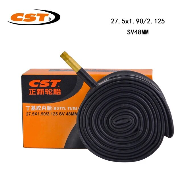 Камера для велосипедной шины CST Черный, 27.5x1.9-2.125 SV48
