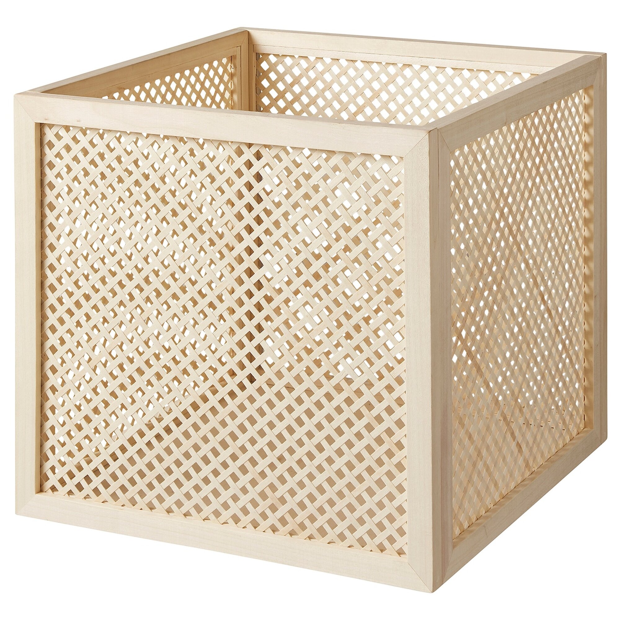 Контейнер IKEA VALTNING, для хранения, натуральный, тополь, 33x33x31 см
