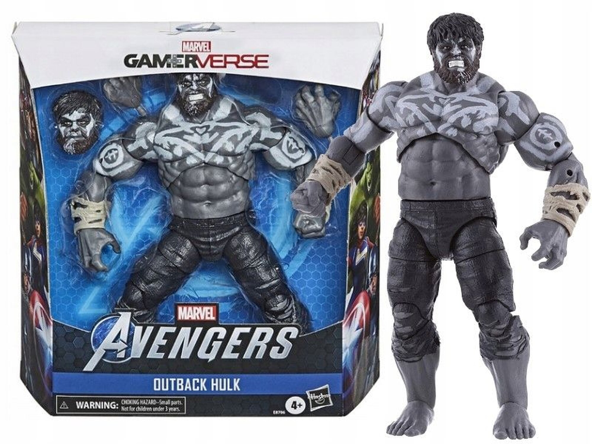 Фигурка Hasbro Marvel Avengers GAMEVERSE - Подвижная фигурка Outback Халка - Хасбро E8706