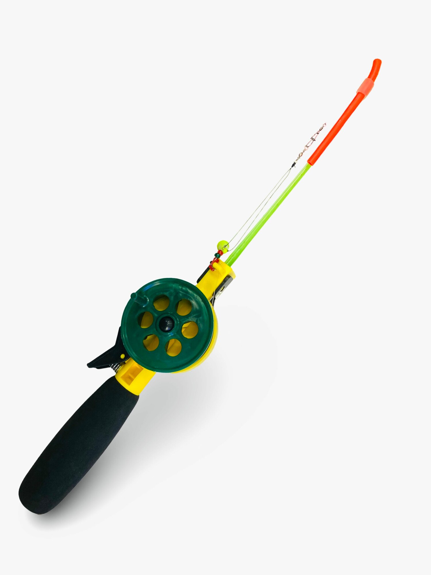 Удочка зимняя, для ловли окуня, корюшки, щуки, оснащенная