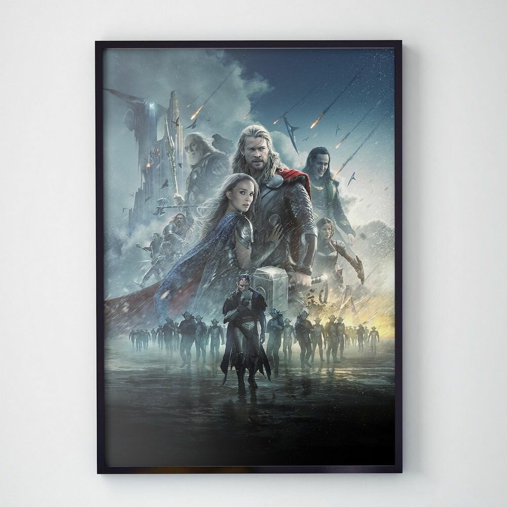 Плакат, постер Тор (Thor) на бумаге, размер 21х30см