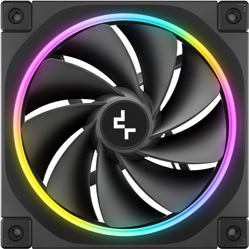 Корпусный вентилятор Deepcool Вентилятор для корпуса FL12R Reverse ARGB 120х120x25 черный 4-pin 33.9дБ (R-FL12R-BKAPN1-G)