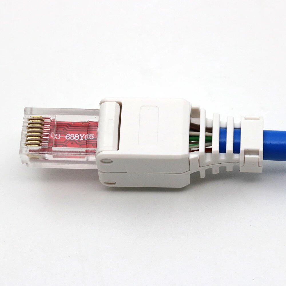 Разъем RJ45 CAT5E, 10шт, без инструмента