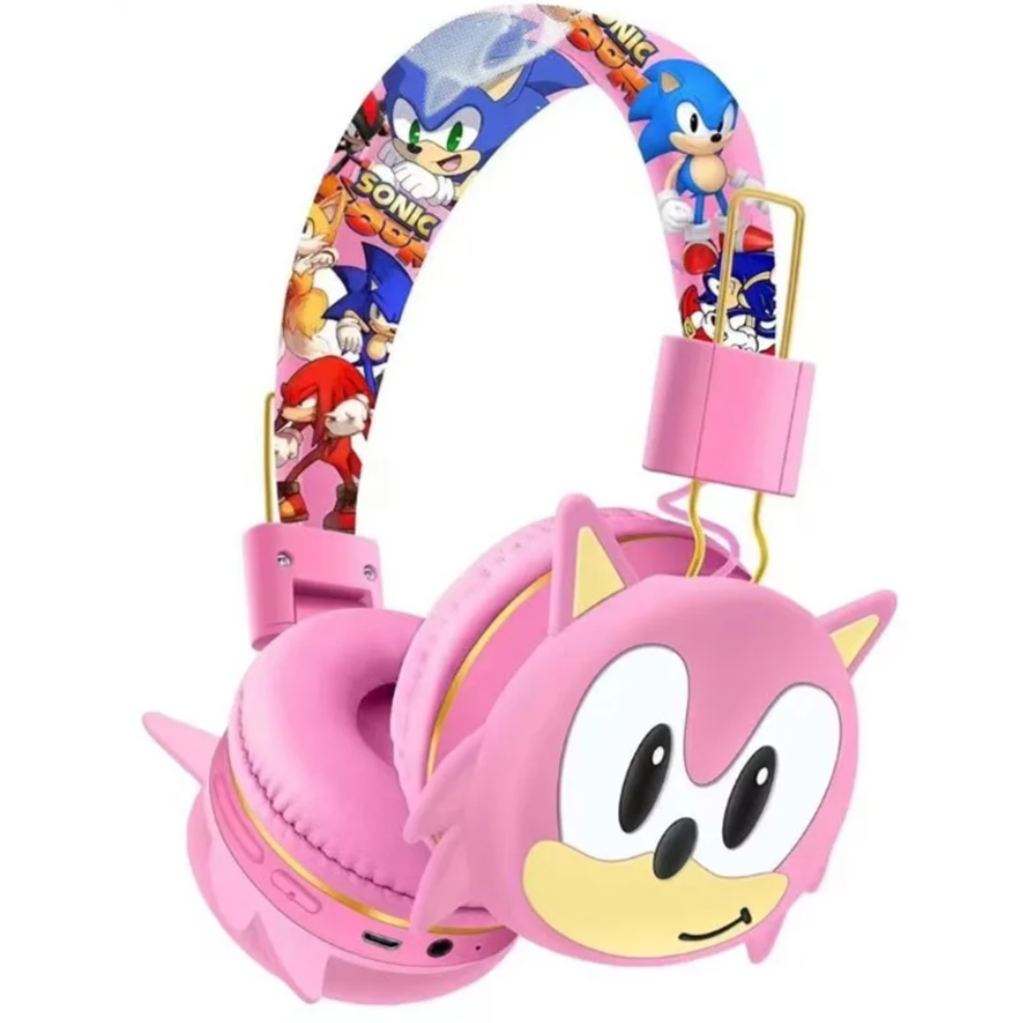 Наушники беспроводные "Sonic", для детей, розовые, с микрофоном