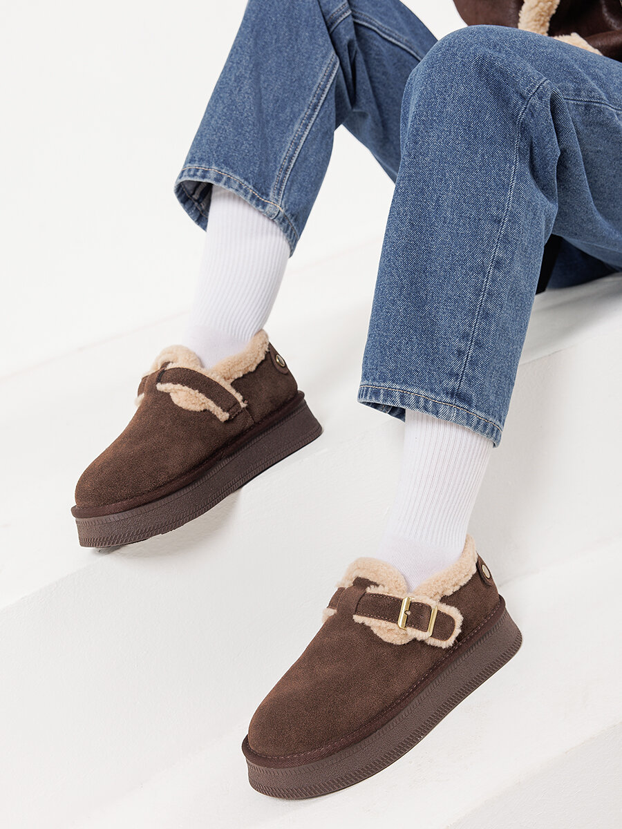 Угги натуральный велюр антискользящая подошва 2026