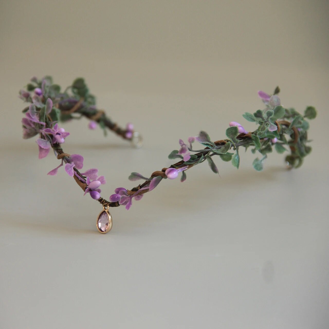 Лавандовая эльфийская корона ELF211