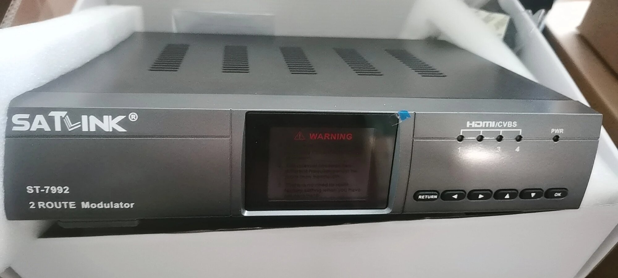 Satlink ST-7992 Модулятор DVB-T 2 канала Европейская вилка (EU Plug)