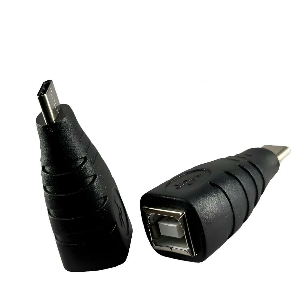 Адаптер Type C Male to USB B Female для принтера и сканера 5Gbps