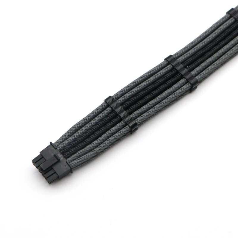 Модульный кабель питания Unyisi PCIE 5.0 Cable RTX4090Ti для Corsair Antec 40cm, Dark Gray-Black