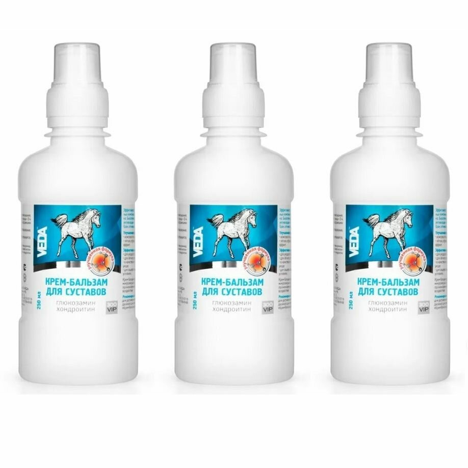 ЗооVip Крем-бальзам для суставов, 250 мл, 3 шт