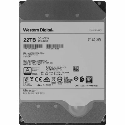 Жесткий диск Ultrastar DC HC570 22Tb WUH722222ALE604