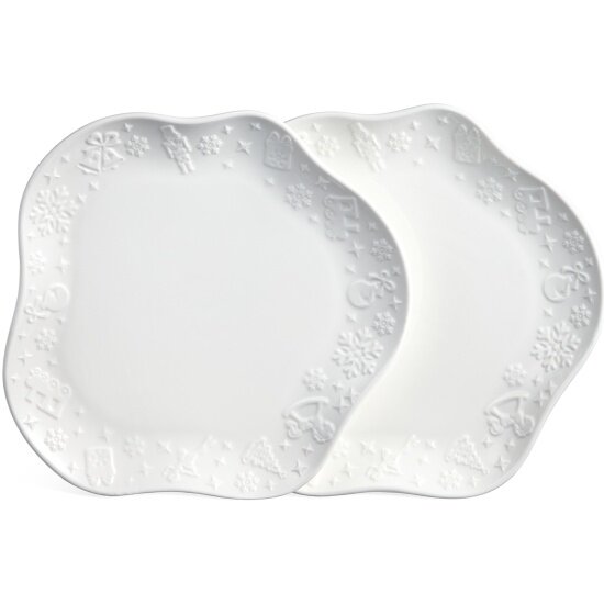 Набор Lefard фигурных тарелок закусочных "nutcracker", 2 шт, 20,5*2 см