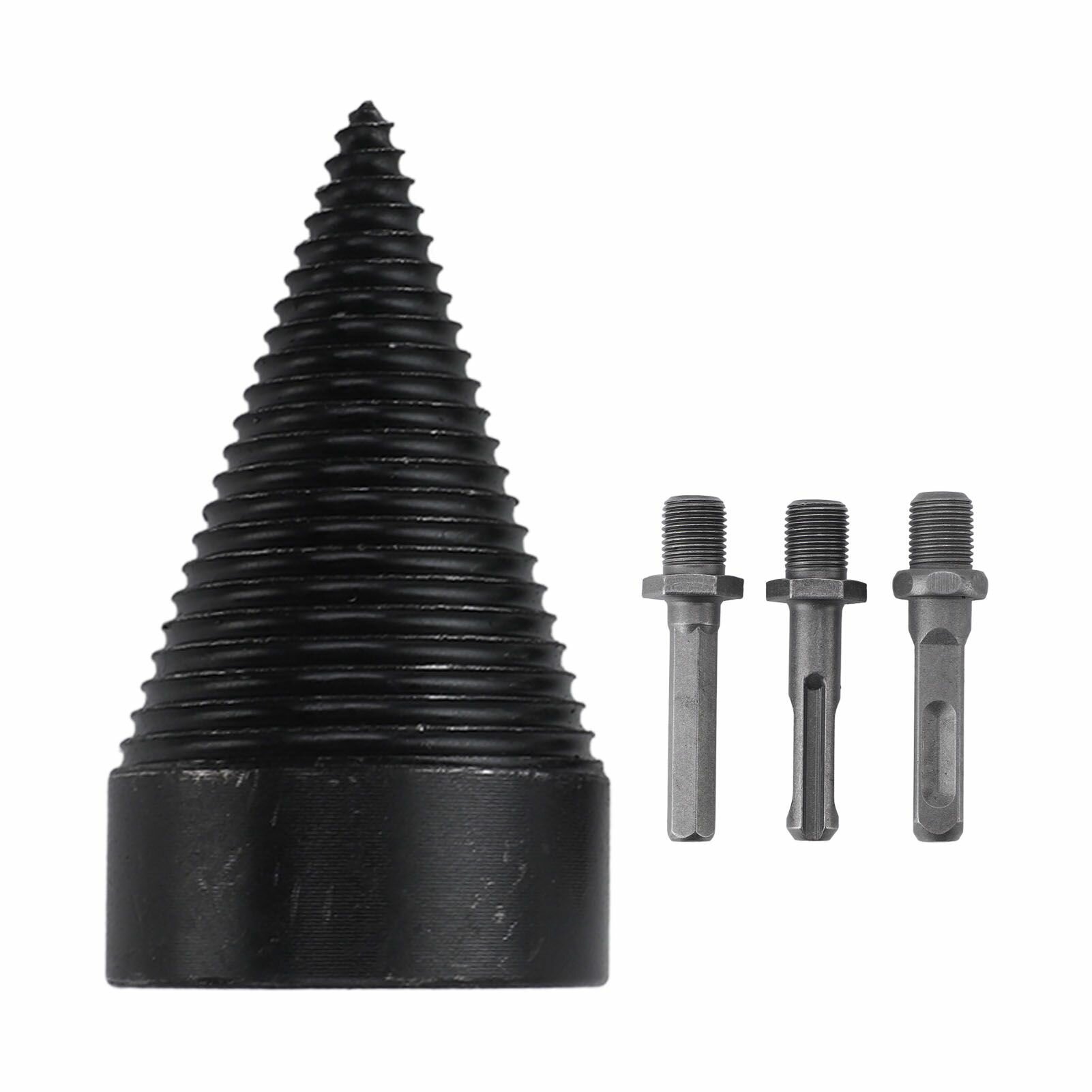 Дровокол с 3 ручками, трудосберегающее сверло для колки дров 50 мм