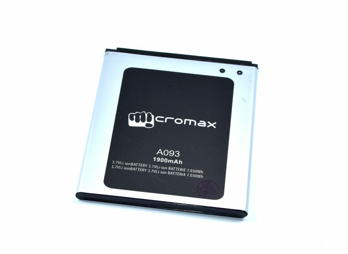 Аккумулятор для Micromax A093 Canvas Fire 1900 мАч