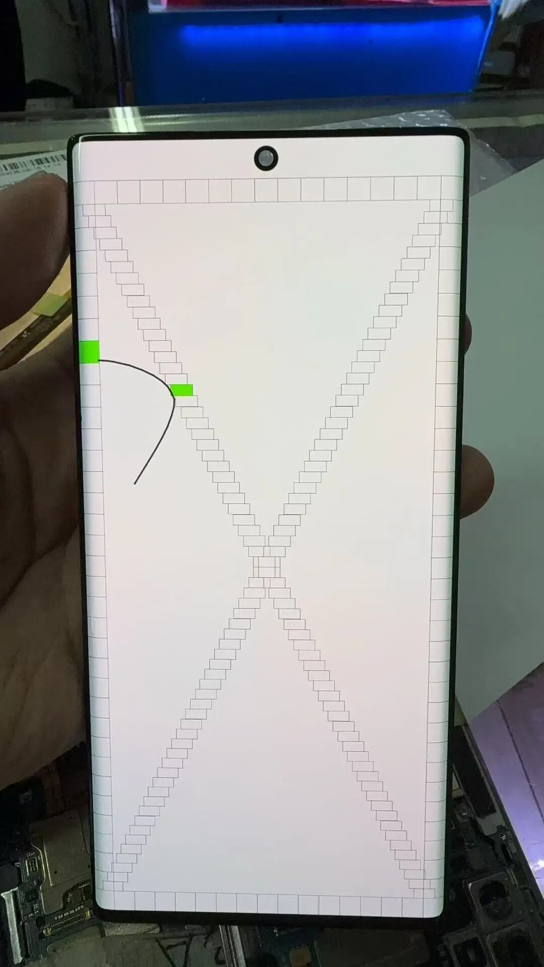 Дефект ЖК-дисплея для Samsung Note10 + ЖК-дисплей N975F note 10 plus, ЖК-дисплей с дигитайзером сенсорного экрана для Samsung Note 10 Plus, ЖК-дисплей Note10P Small Dot