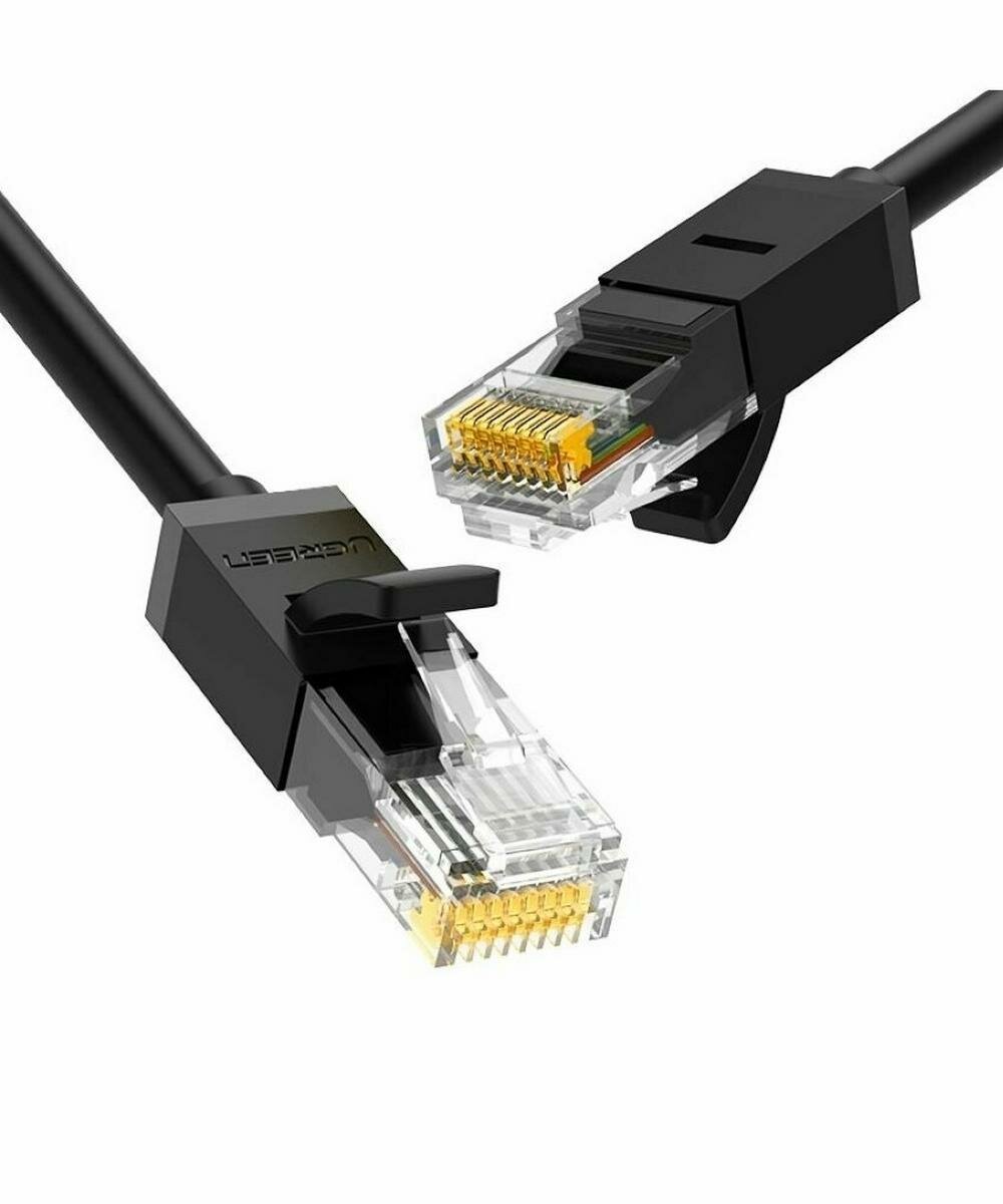 Кабель UGREEN NW102 (20167) Ethernet Cat6 25м Черный RJ-45