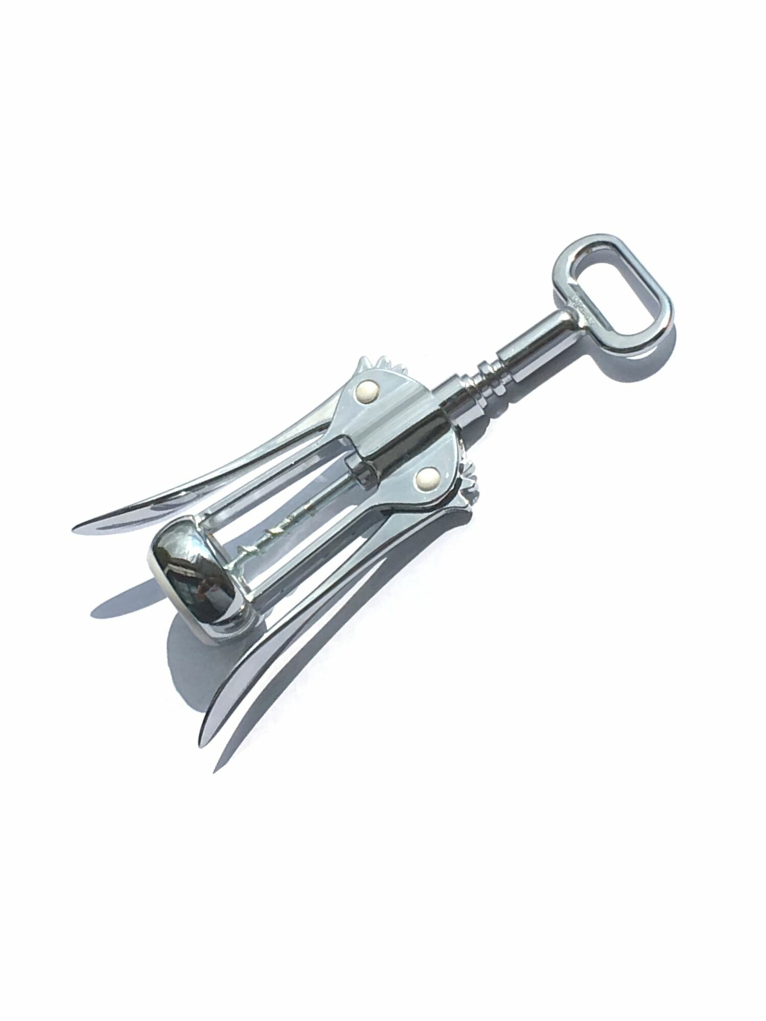 Штопор двухрычажный ZASEVES SOMELIER, хромированный, серебристый, Италия