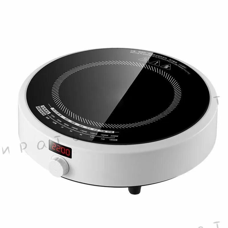 Индукционная настольная плита Ozon1-DCL-Yuan-BQ-2200W-XianShi-W A, белый