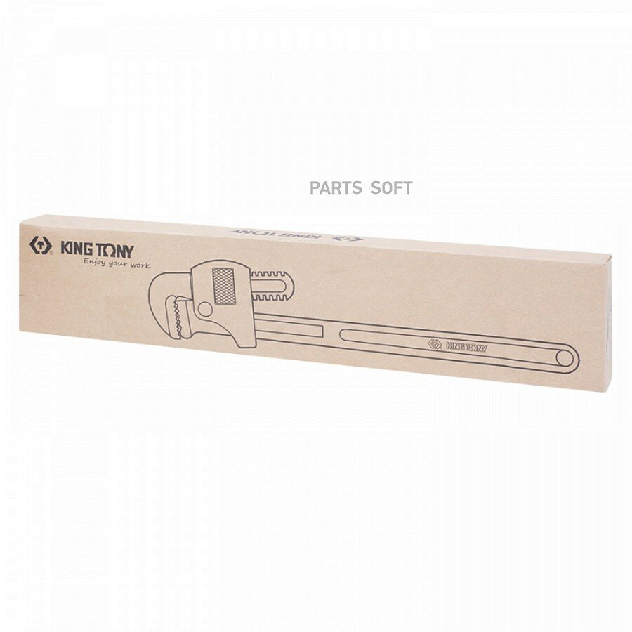 King tony ключ трубный стилсона 600 мм от официального дистрибьютора, KING TONY, артикул 653124