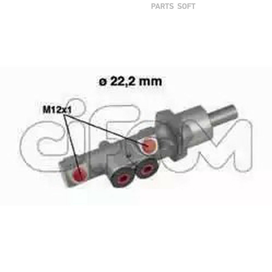Главн торм цил Audi A3 Seat Altea VW Golf V от официального дистрибьютора, CIFAM, артикул 202534