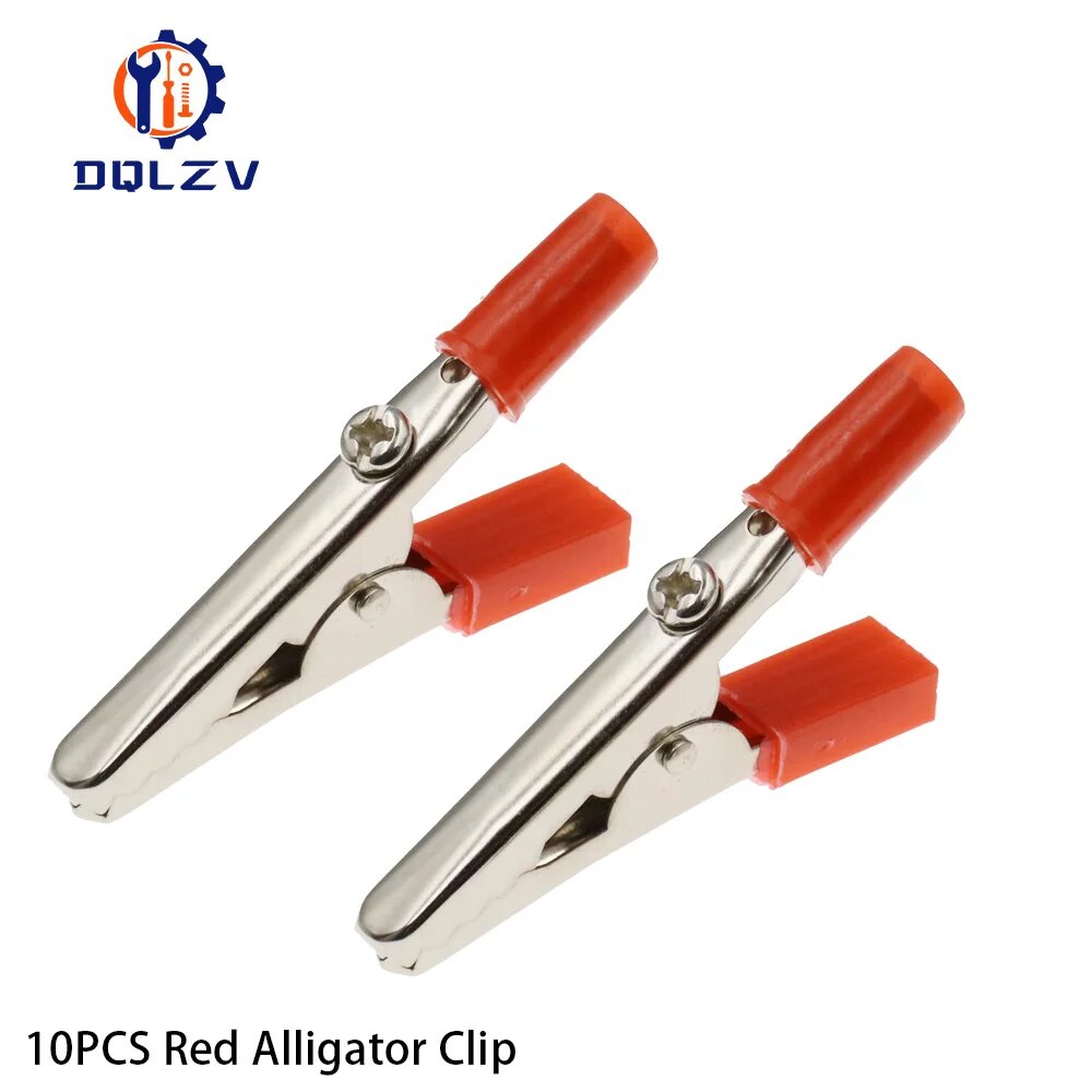 Щипковые зажимы крокодил DQLZV 10 шт. 10PCS Crocodile clip