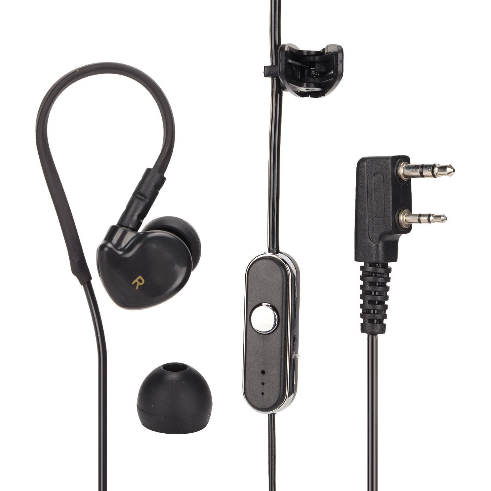 Baofeng Uv5R Kenwood, совместимый наушник с рацией с головкой K, универсальная гарнитура-радио для раций Baofeng Uv5R 888S Kenwood, шумоподавление