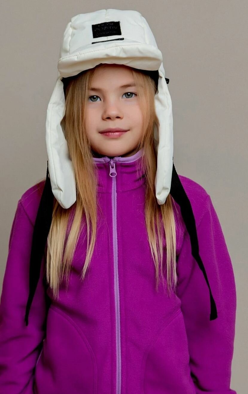 Шапка-ушанка Базовая коллекция для девочек