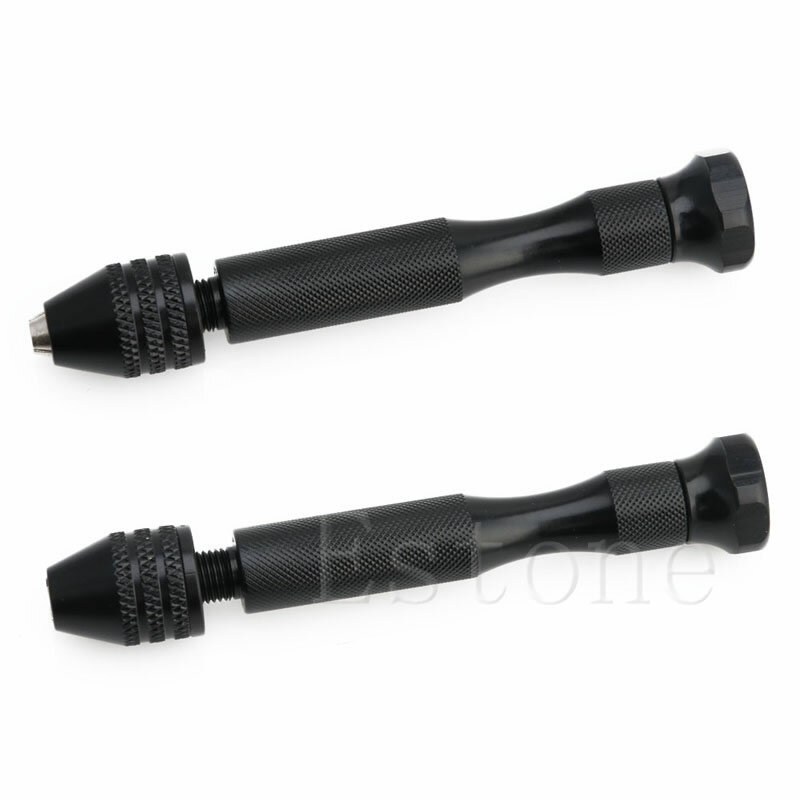 Мини-ручная дрель с патроном для алюминия, Черный