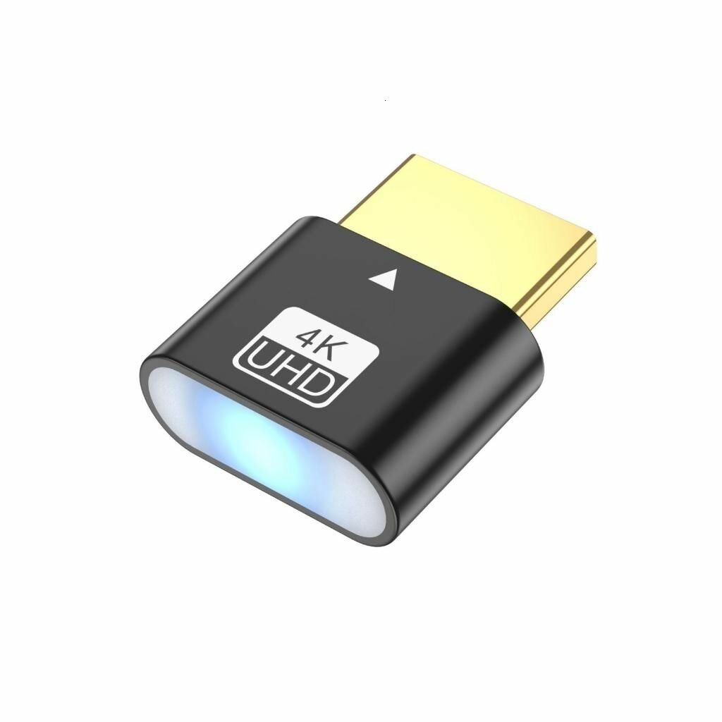 Устройство для обмана видеокарты HDMI-черный-со светодиодной подсветкой