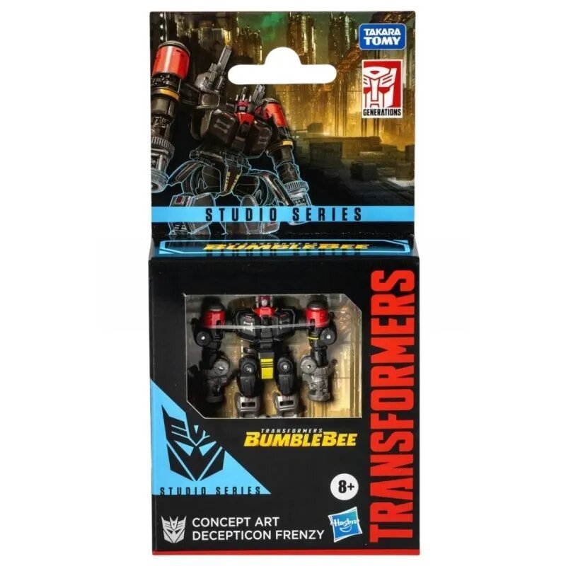 Трансформеры игрушки Hasbro Studio Series Core Class Transformers: Bumblebee Concept Art Decepticon Frenzy (8.9cm) F8753